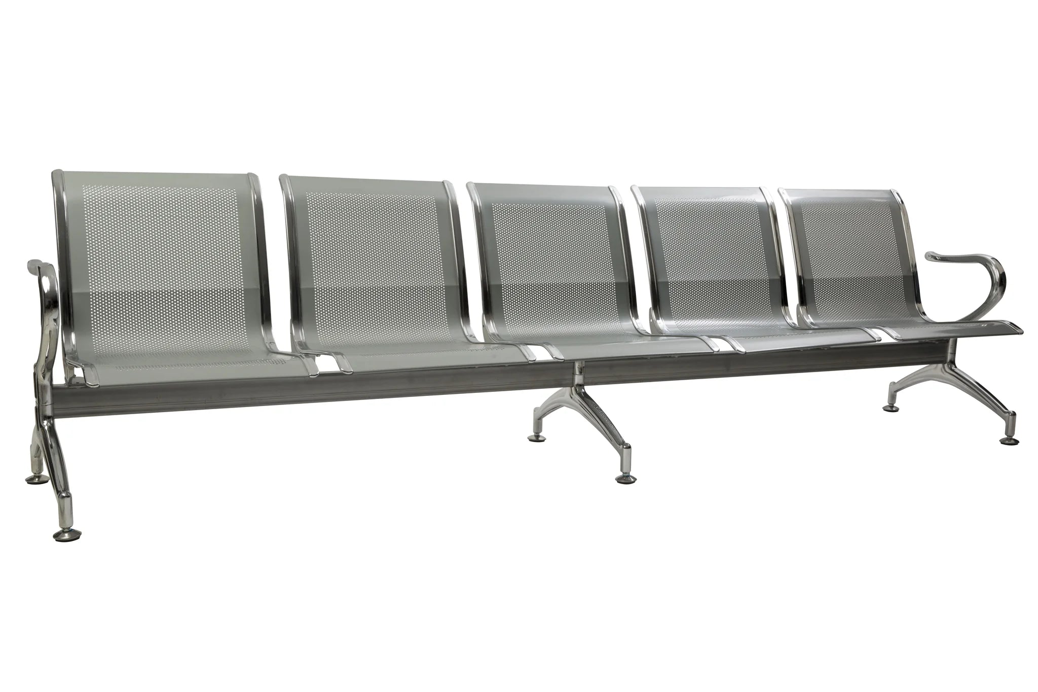 Public Seating Heavy Duty Standard Steel 5 Seater