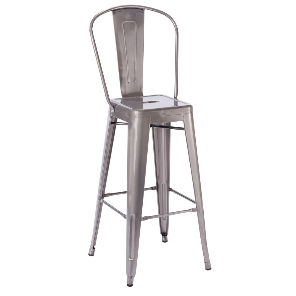 Paris Bar Stool With Large Back Rest